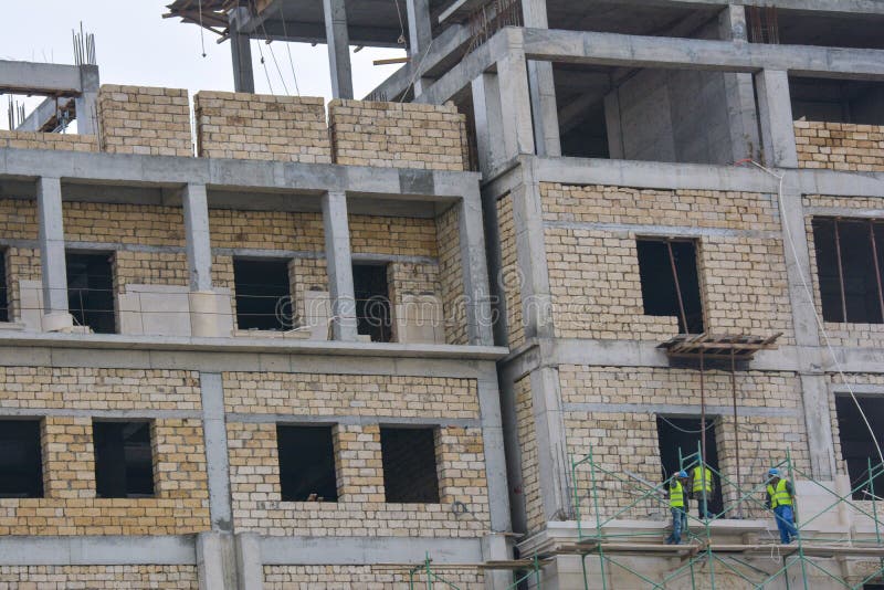 Facing of Facade of the Building Editorial Image - Image of house ...