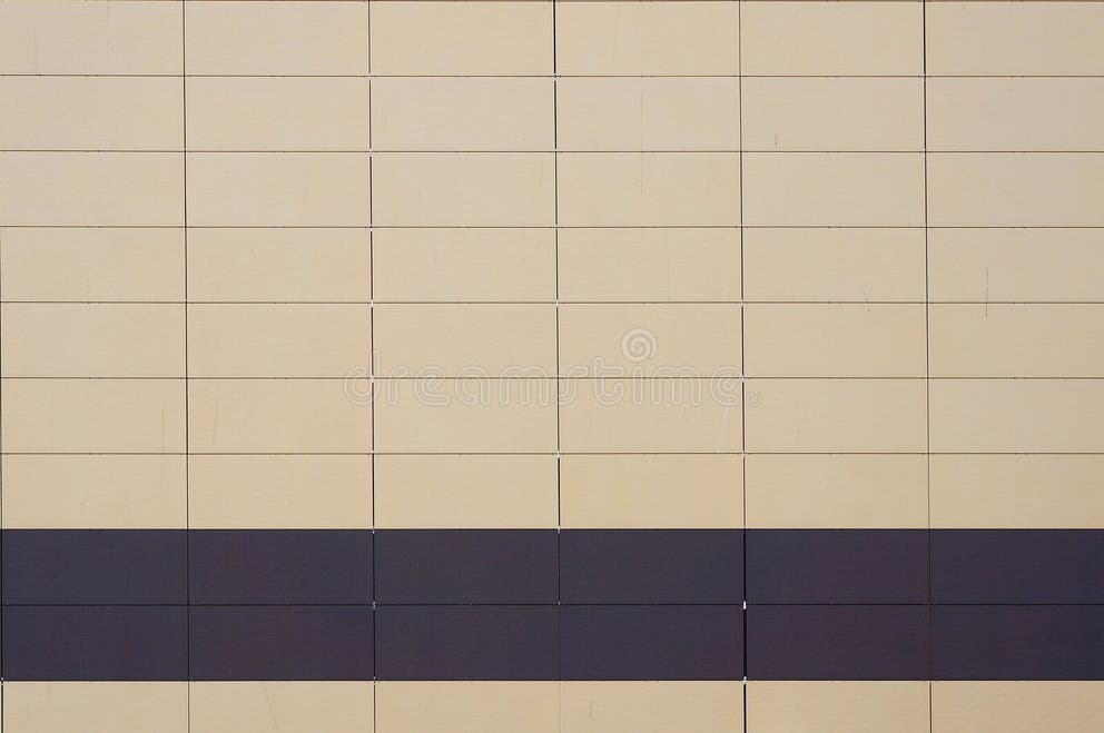 Facing Panels on Wall of Modern Building. Stock Photo - Image of ...