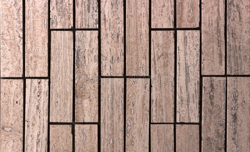 Facing Tile from Travertine with a Smooth Surface Stock Image - Image ...