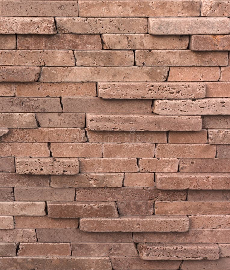 Facing Tile from Travertine with a Smooth Surface Stock Image - Image ...