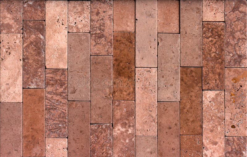 Facing Tile from Travertine with a Smooth Surface Stock Image - Image ...