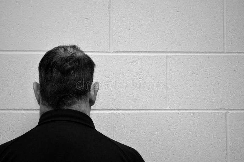 Facing the wall stock photo. Image of hair, ears, trapped - 31587950