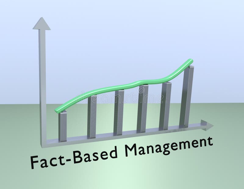 Fact-Based Management Concept Stock Illustration - Illustration of ...