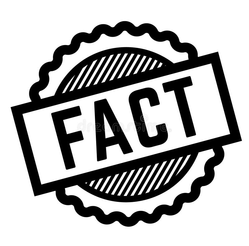 Fact black stamp stock vector. Illustration of italy - 124300732