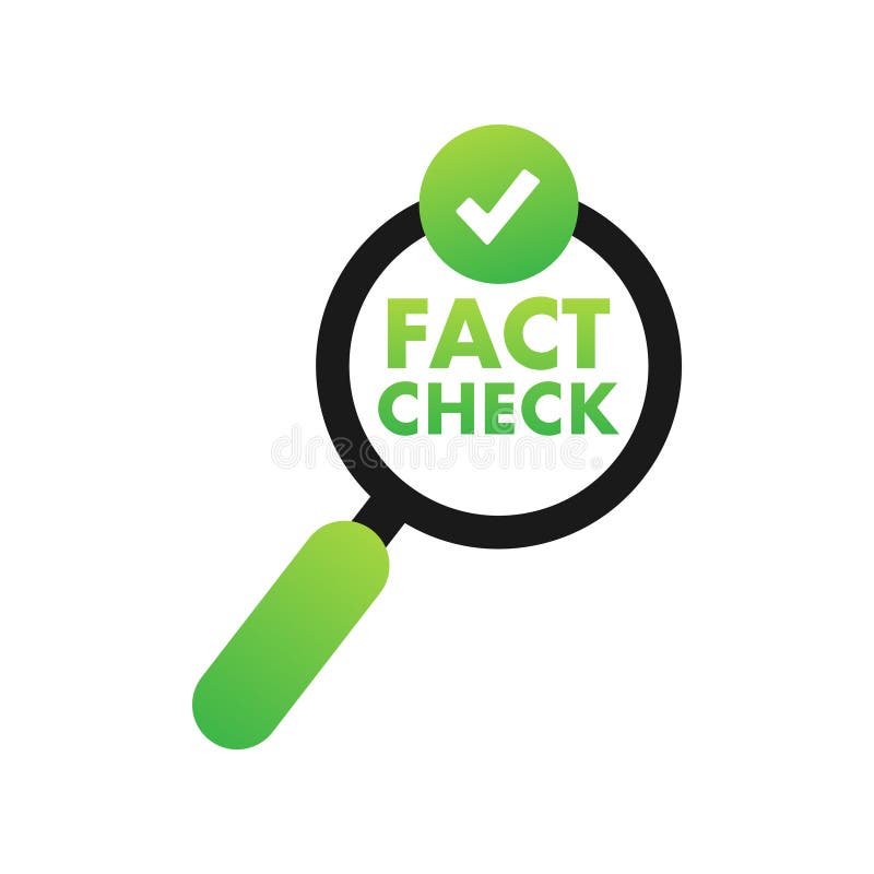 Fact Check. Concept of Thorough Fact-checking or Easy Compare Evidence ...