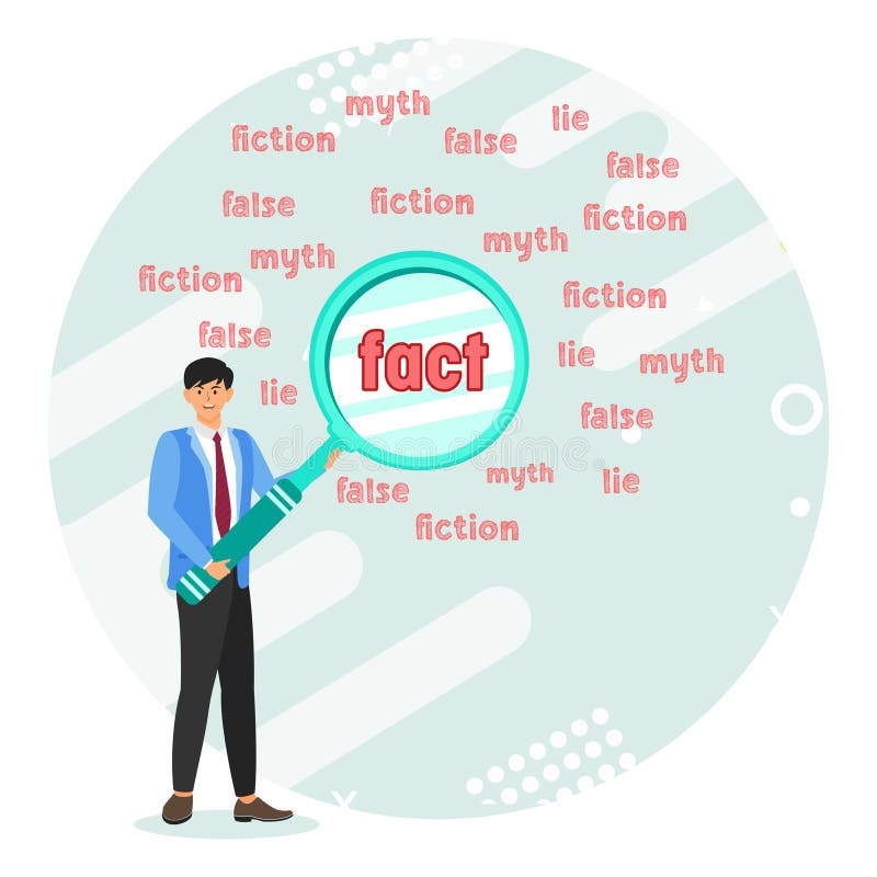 Fact Checking Concept, Decision To Identify Fact, Verification or ...