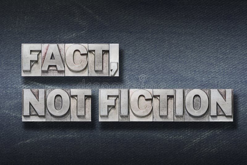 Fact or Fiction is Shown Using the Text Stock Image - Image of ...