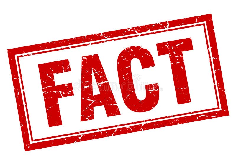 Fact stamp stock vector. Illustration of label, sign - 124940802