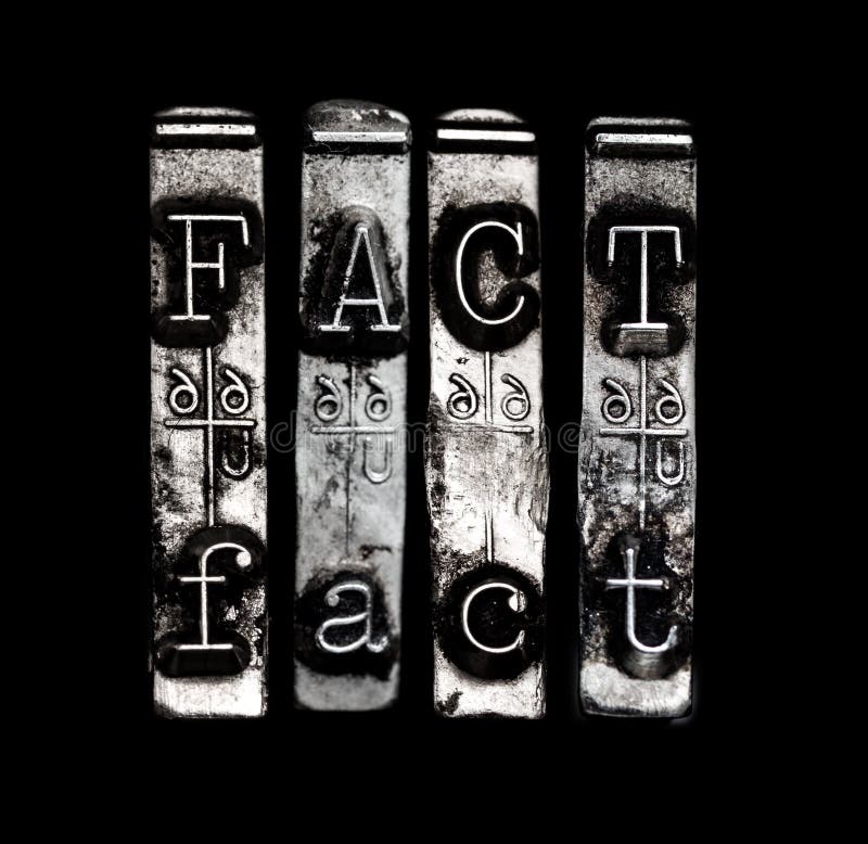 Fact stock image. Image of typewriter, concept, letters - 35222217