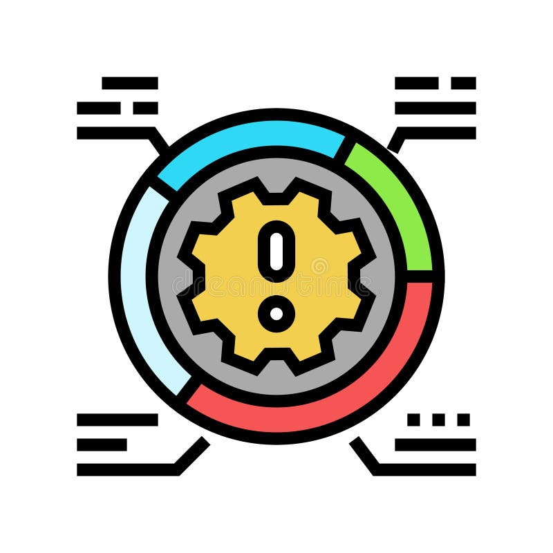Factors Risk Color Icon Vector Illustration Stock Vector - Illustration ...