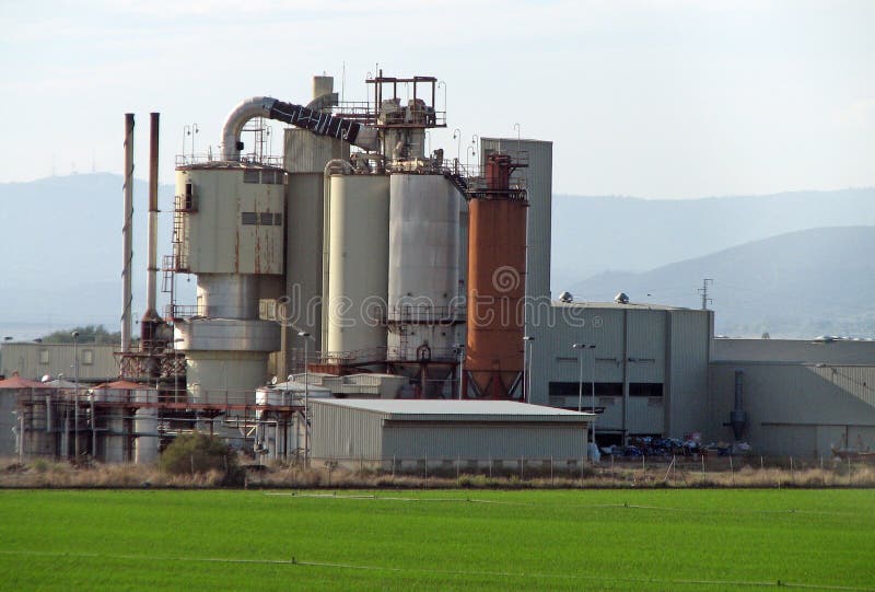 Steam factory stock illustration. Illustration of factory - 20546274