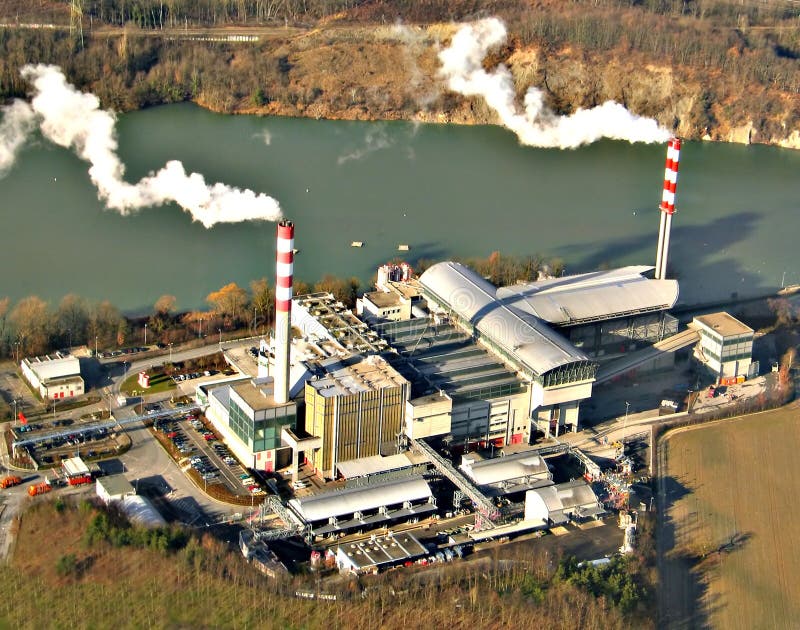 Factory stock image. Image of architecture, business, fuel - 1612735