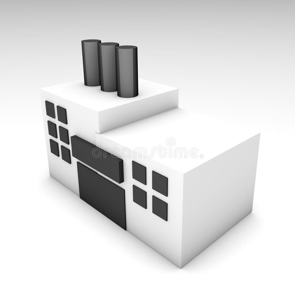 Cartoon Factories Stock Illustrations – 555 Cartoon Factories Stock ...