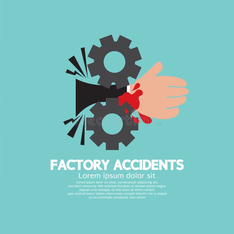 Factory Accidents Concept Vector Stock Vector - Illustration of people ...