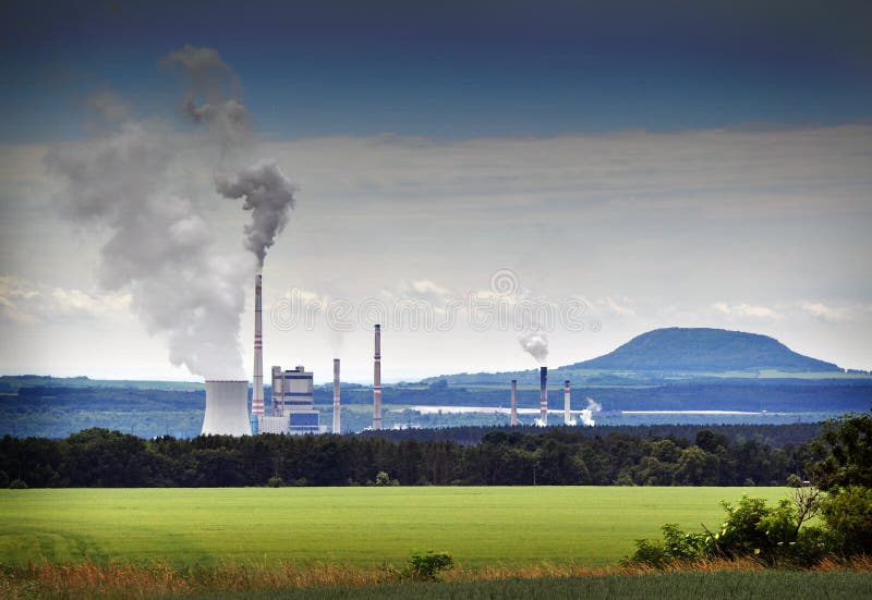Factory Air Pollution Environment Stock Photo - Image of poison ...