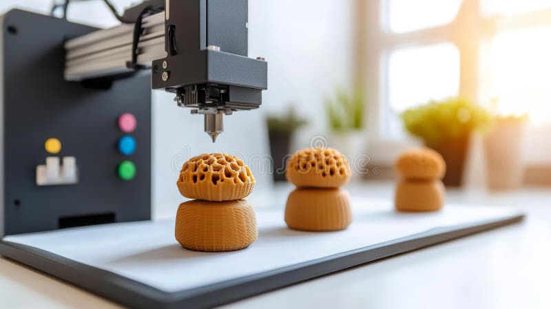 Factory-based Automated System for Manufacturing Snack Bars Stock Photo ...