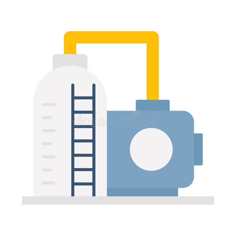 Factory Boiler Isolated Vector Icon that Can Be Easily Modified or ...