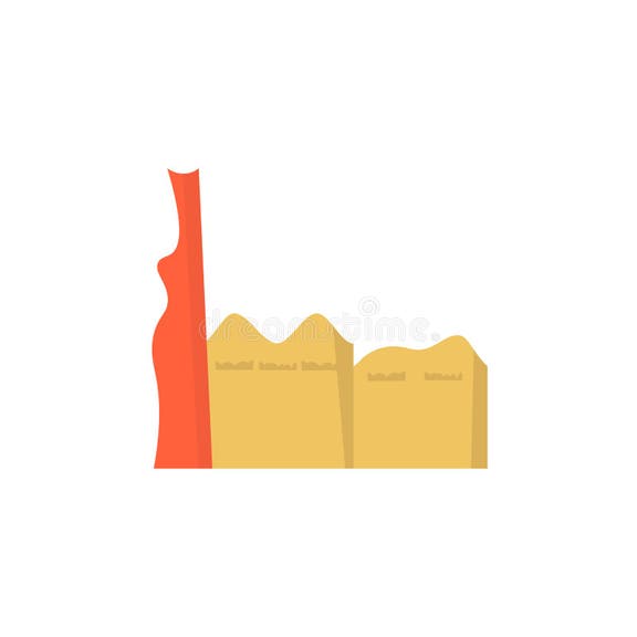 Factory Breakdown Flat Icon Vector Design Illustration Stock Vector ...