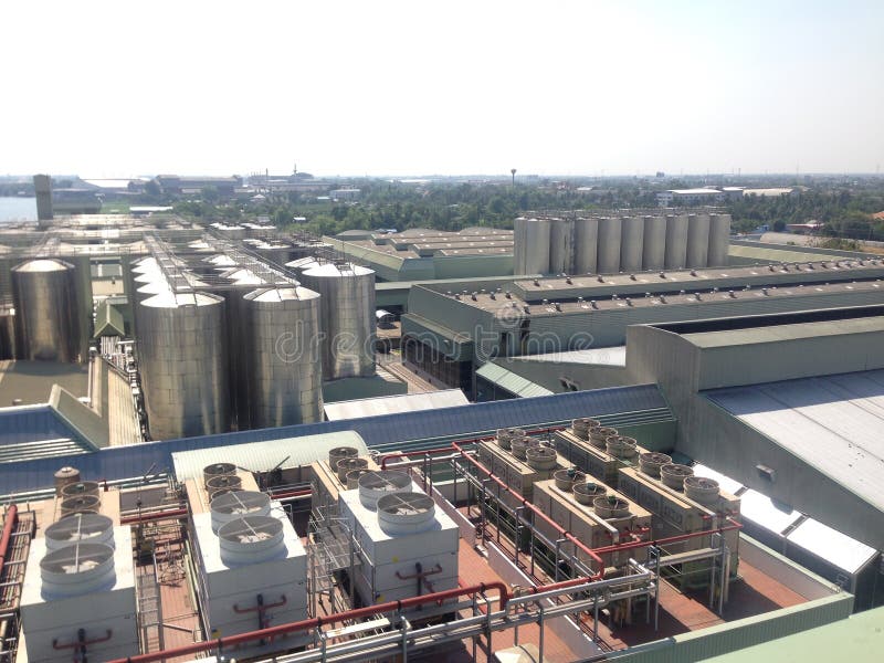 Factory Brewery Beer Construction Stock Image - Image of factory ...