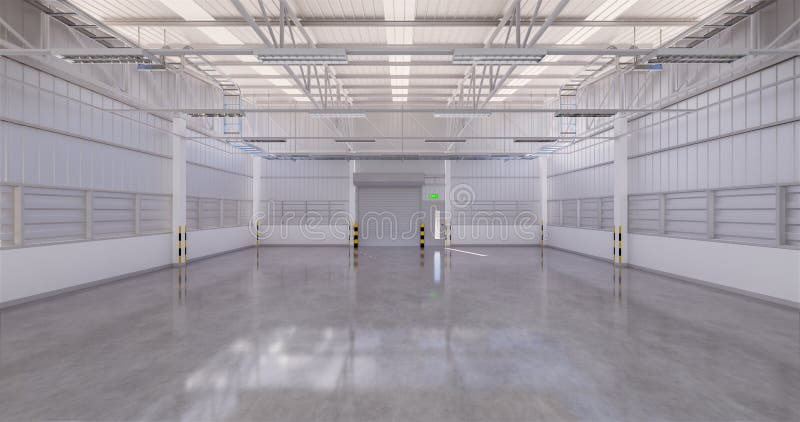 Factory Building Background Stock Illustration - Illustration of ...