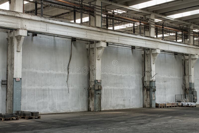 Factory building hall stock image. Image of design, hall - 65973667
