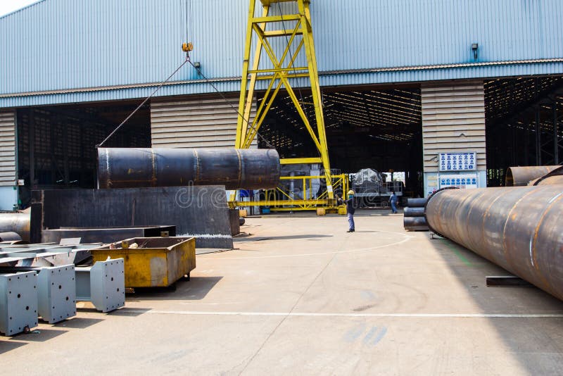 Factory buildings space stock photo. Image of building - 30608294