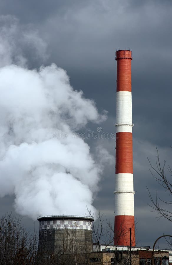 Factory chimney stock image. Image of chemical, steam - 2112951