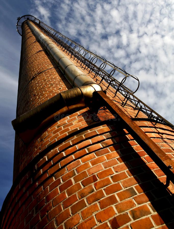 Factory chimney stock photo. Image of chimney, pipe, cloud - 2852178