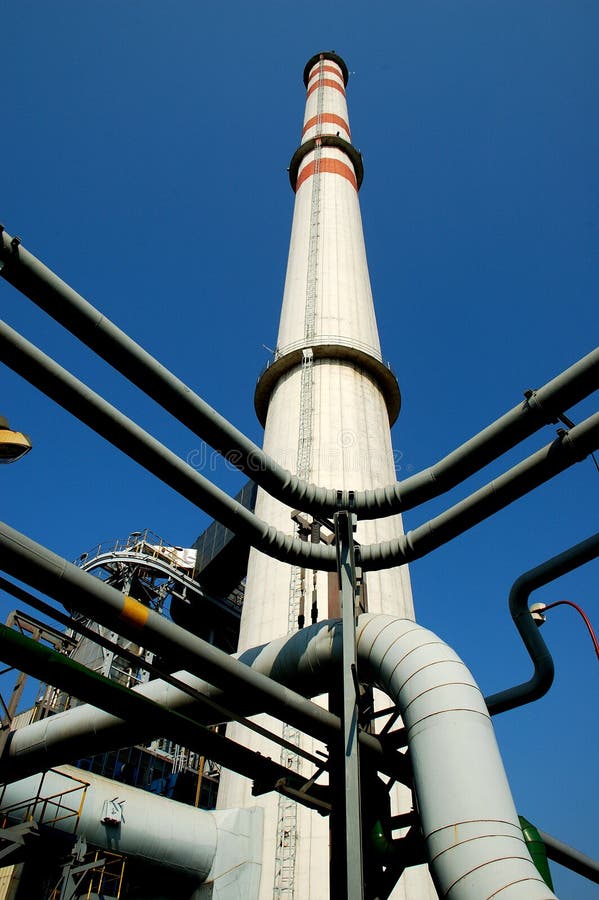 Factory Chimney stock photo. Image of pollution, chemical - 2632088