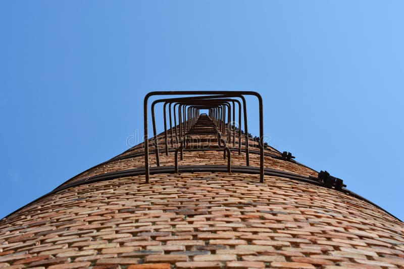 Factory chimney stock photo. Image of long, sphericalgreenhouse - 103272924
