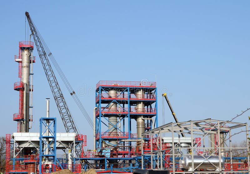 Factory construction site stock photo. Image of built - 38976430