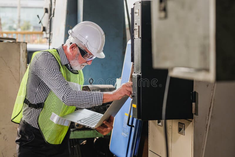 Factory Control Center of Production with Service Stock Image - Image ...