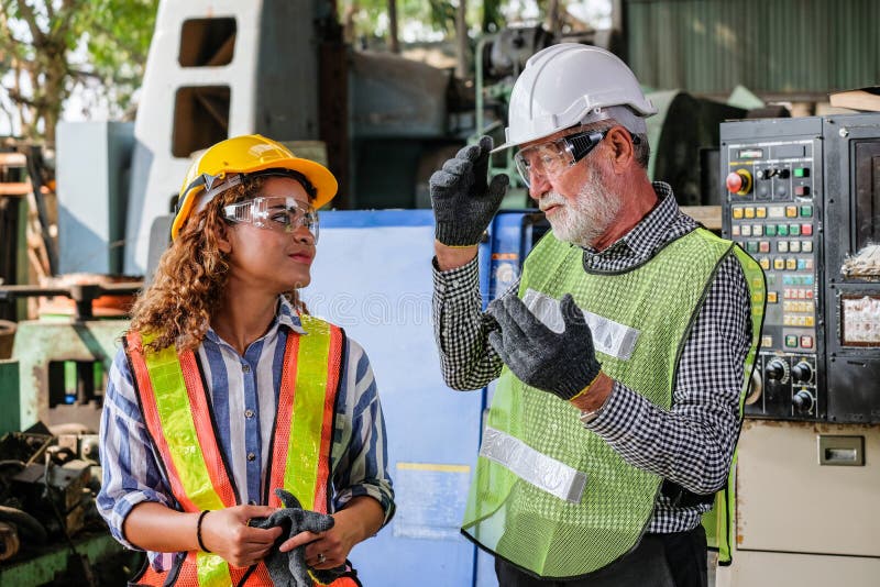 Factory Control Center of Production with Team Stock Image - Image of ...