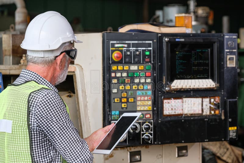 Factory Control Center of Production with Team Stock Photo - Image of ...