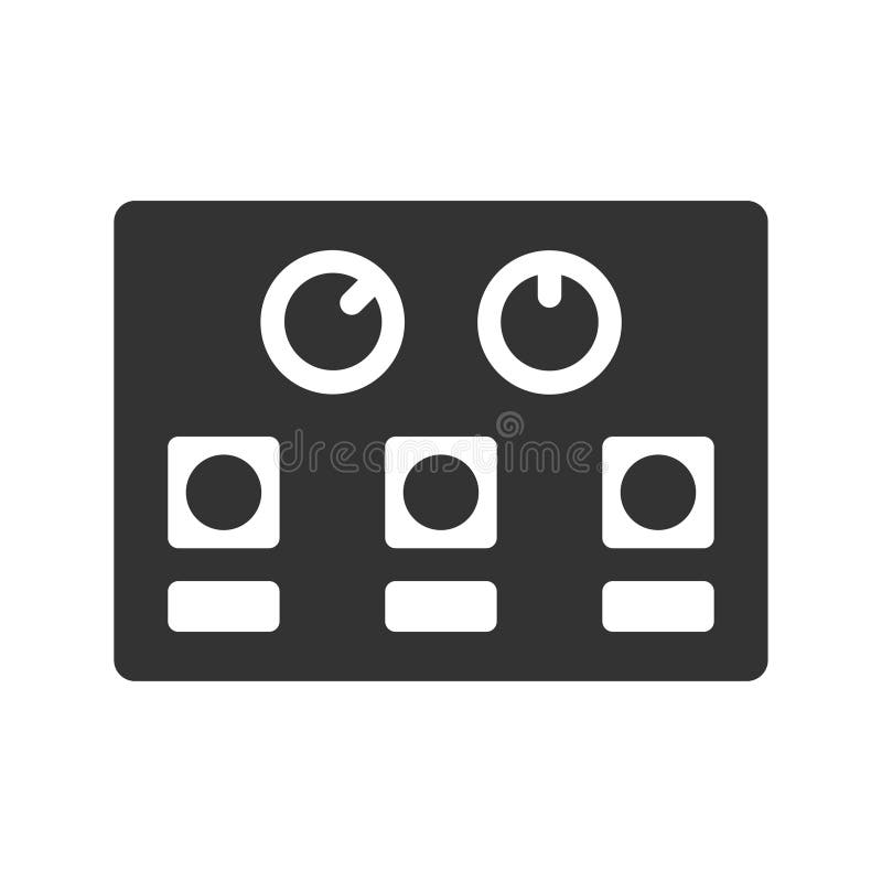 Factory control panel Icon stock illustration. Illustration of factory ...