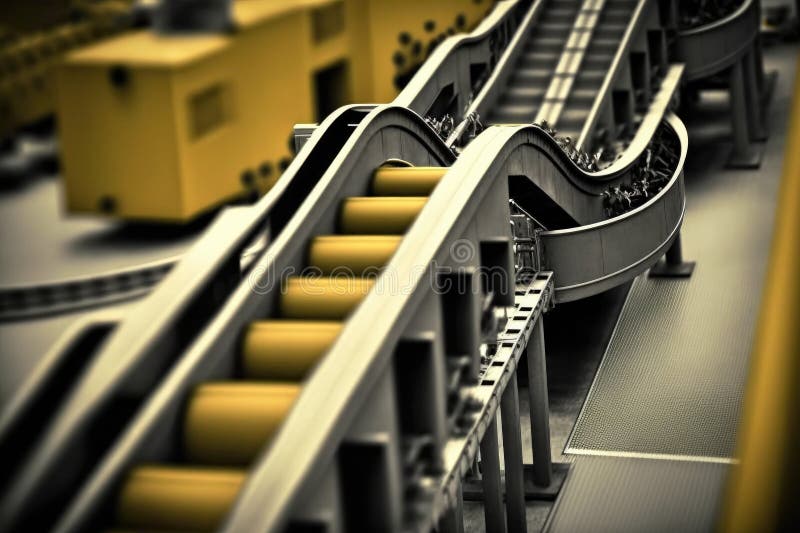 Factory Conveyor, Production Line, Process Automation Created with ...