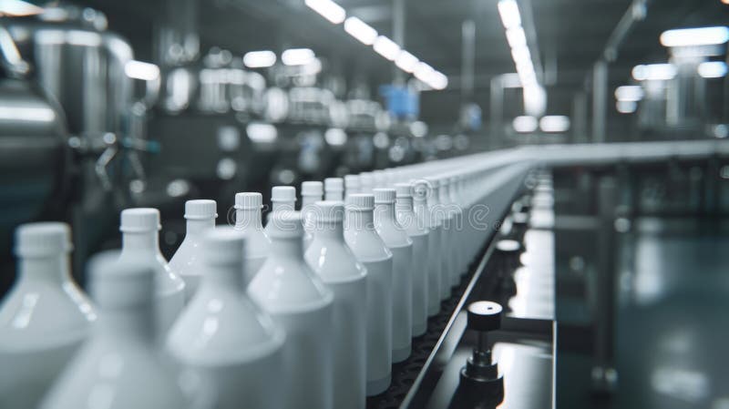 The Factory Conveyor Line.AI Generated Image Stock Photo - Image of ...