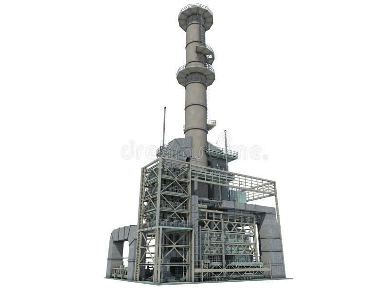 Model factory stock illustration. Illustration of industrial - 2519825