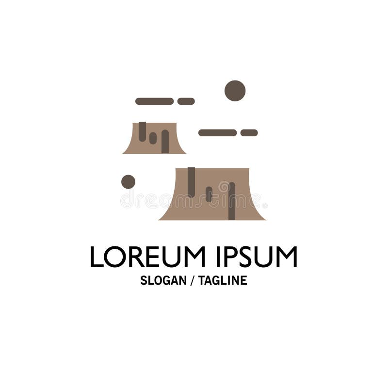 Factory, Damage, Deforestation, Destruction, Environment Business Logo ...