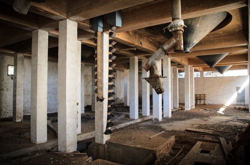 Factory disaster stock photo. Image of pillars, factory - 26463544