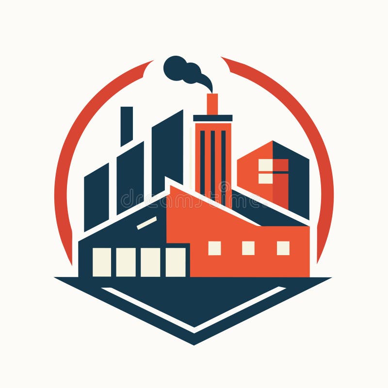 Factory Emitting Smoke As Part of Its Industrial Operation, a Geometric ... Factory Emitting Smoke As Part of Its Industrial Operation, a Geometric ...