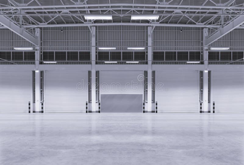 Empty factory background stock photo. Image of industrial - 132160020