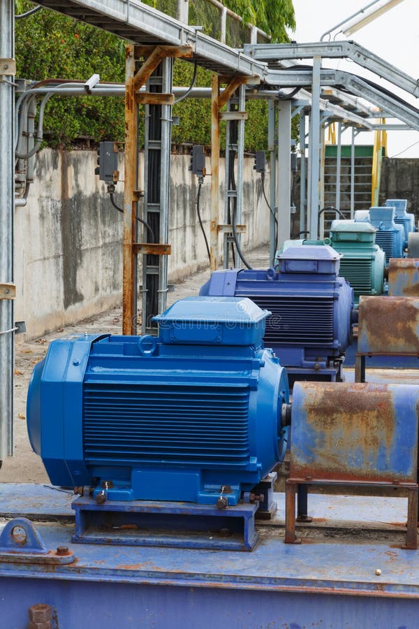 Factory Equipment Motor Industrial Stock Image - Image of coil, metal ...