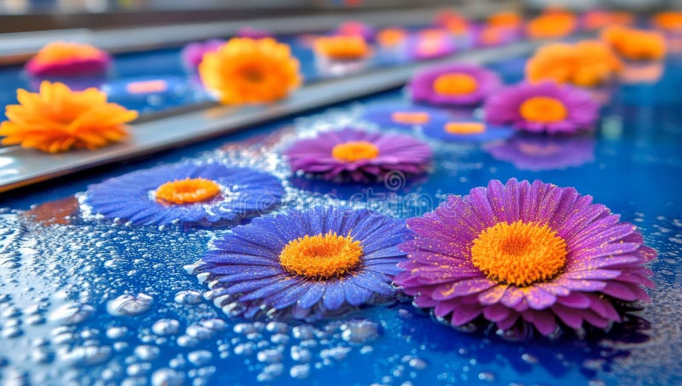 A Factory Equipped with Advanced Inkjet Technology Operates a Large ...