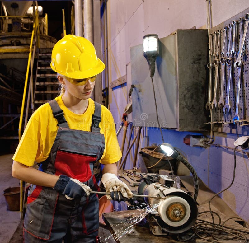 Inspecting Tools stock image. Image of hardhat, collar - 6189329