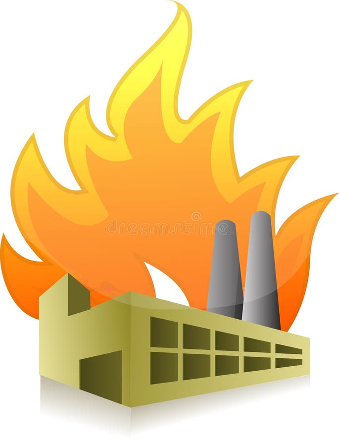 Fire illustration stock illustration. Illustration of yellow - 30073803