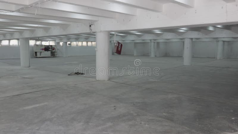Empty Factory Interior pan stock video. Video of 2022 - 289343365