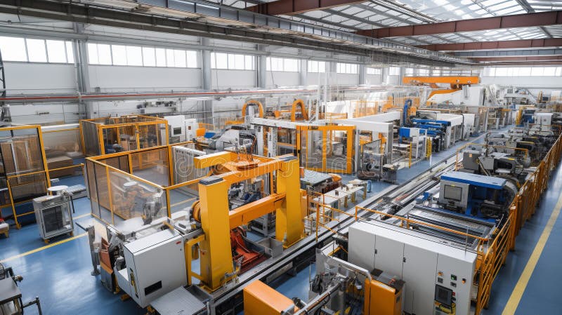 Factory Floor stock illustration. Illustration of innovation - 295937736