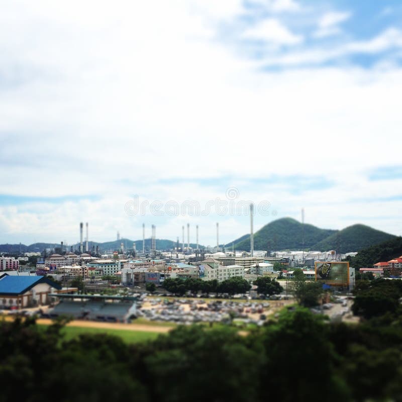 Factory in forest editorial photo. Image of factory, tree - 44285751