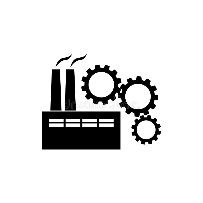 Gears icon stock vector. Illustration of engine, industry - 96507860